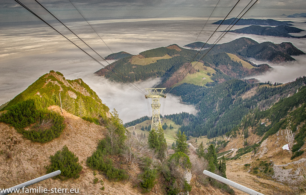 Bayern im Nebel - Auf dem HochfellnBayern im Nebel - Auf dem Hochfelln ...